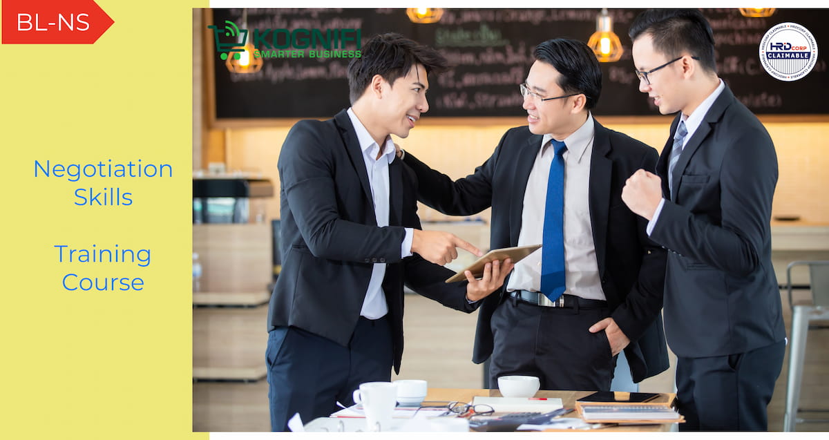 Negotiation Skills Public Training Classes | Kognifi | HRDCorp Claimable